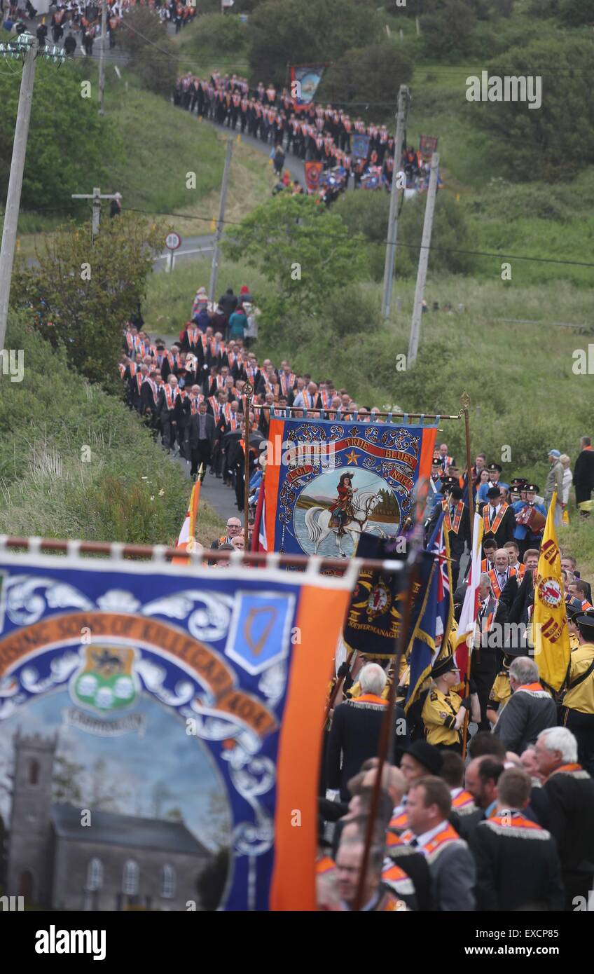 McAuley Multimedia 11 July 2015....Thousands of Orange Order members ...