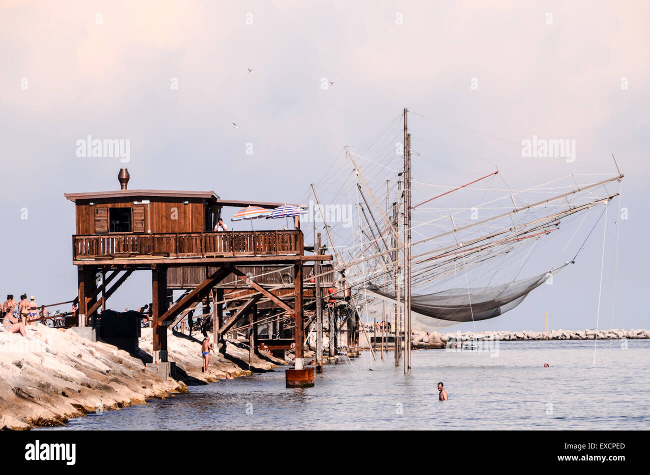 Traditional Fishing House Stock Photo - Alamy