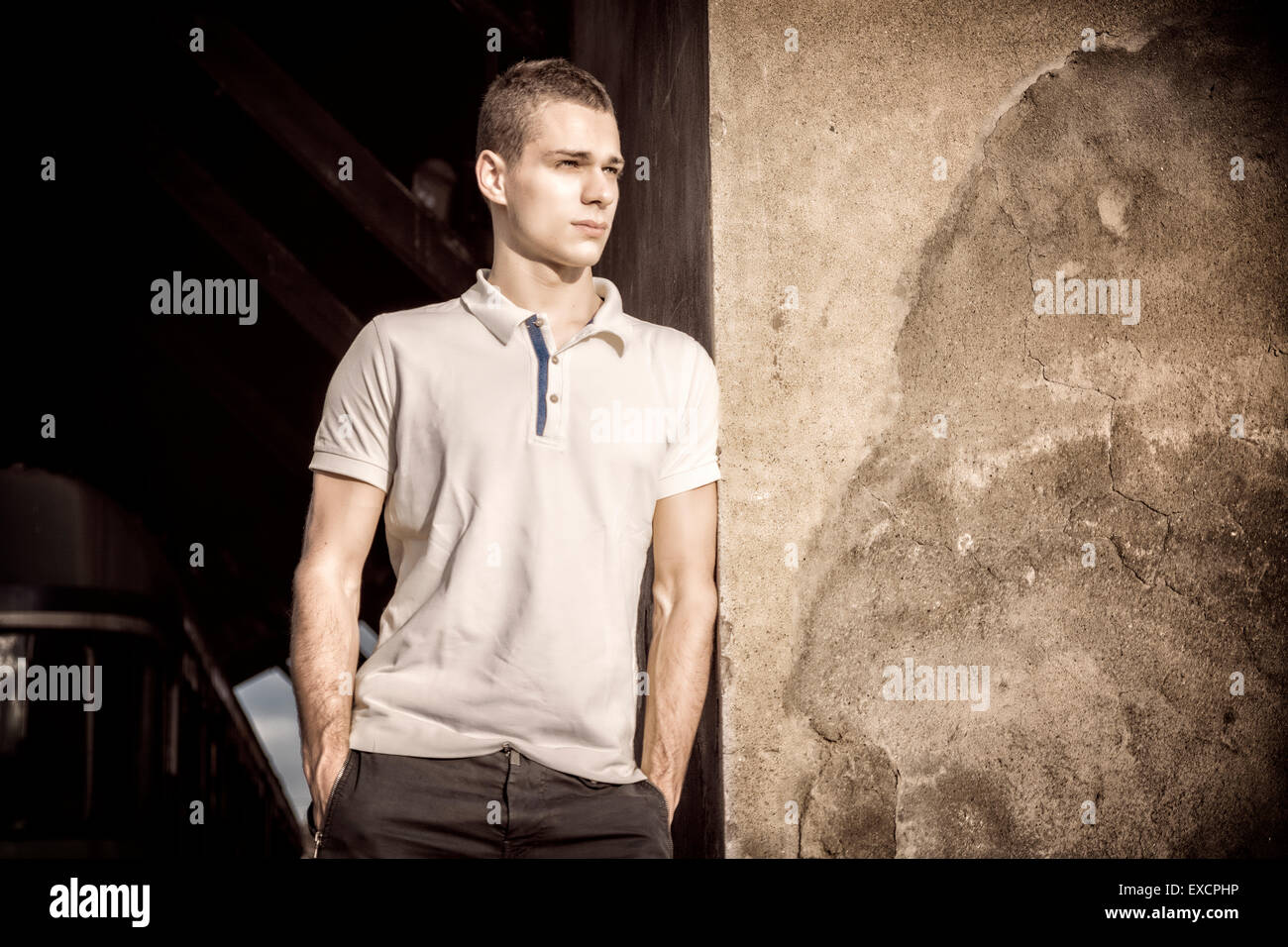 Rough looking man hi-res stock photography and images - Alamy