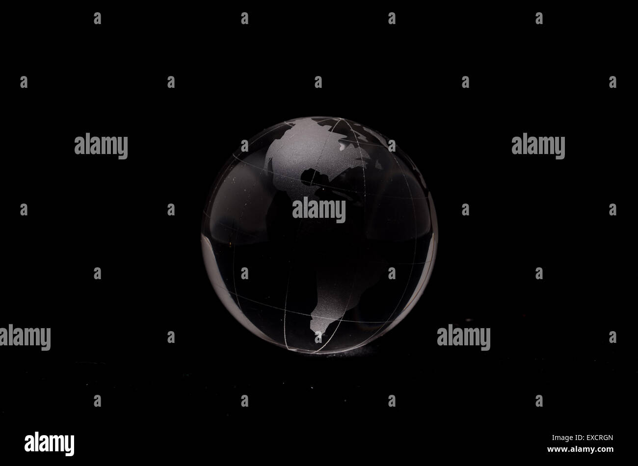 Transparent Globe Earth Stock Photo - Alamy
