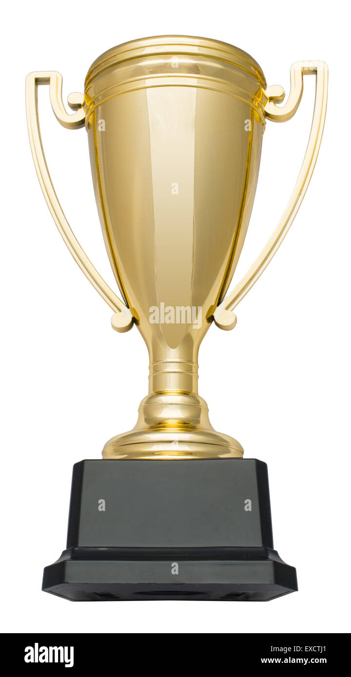 Gold Cup, front view Stock Photo - Alamy