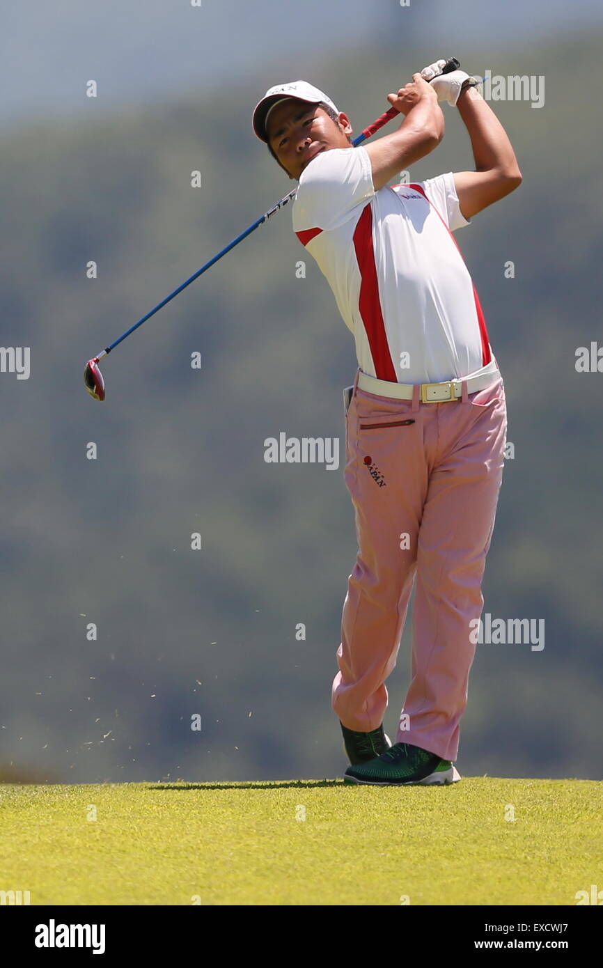 Gwangju, South Korea. 10th July, 2015. Kazuki Higa (JPN) Golf : The ...