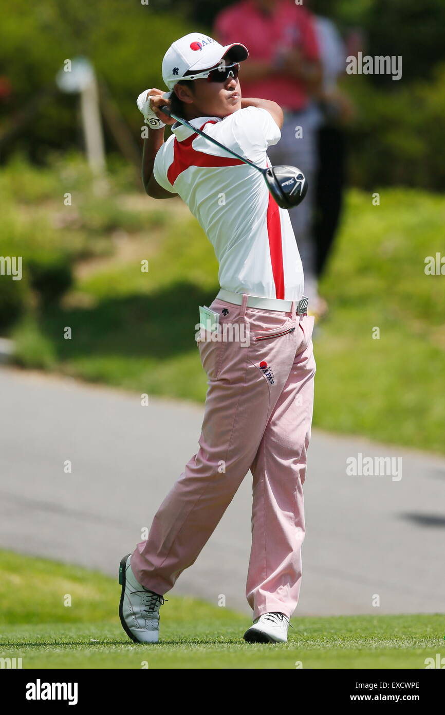 Gwangju, South Korea. 10th July, 2015. Taihei Sato (JPN) Golf : The ...