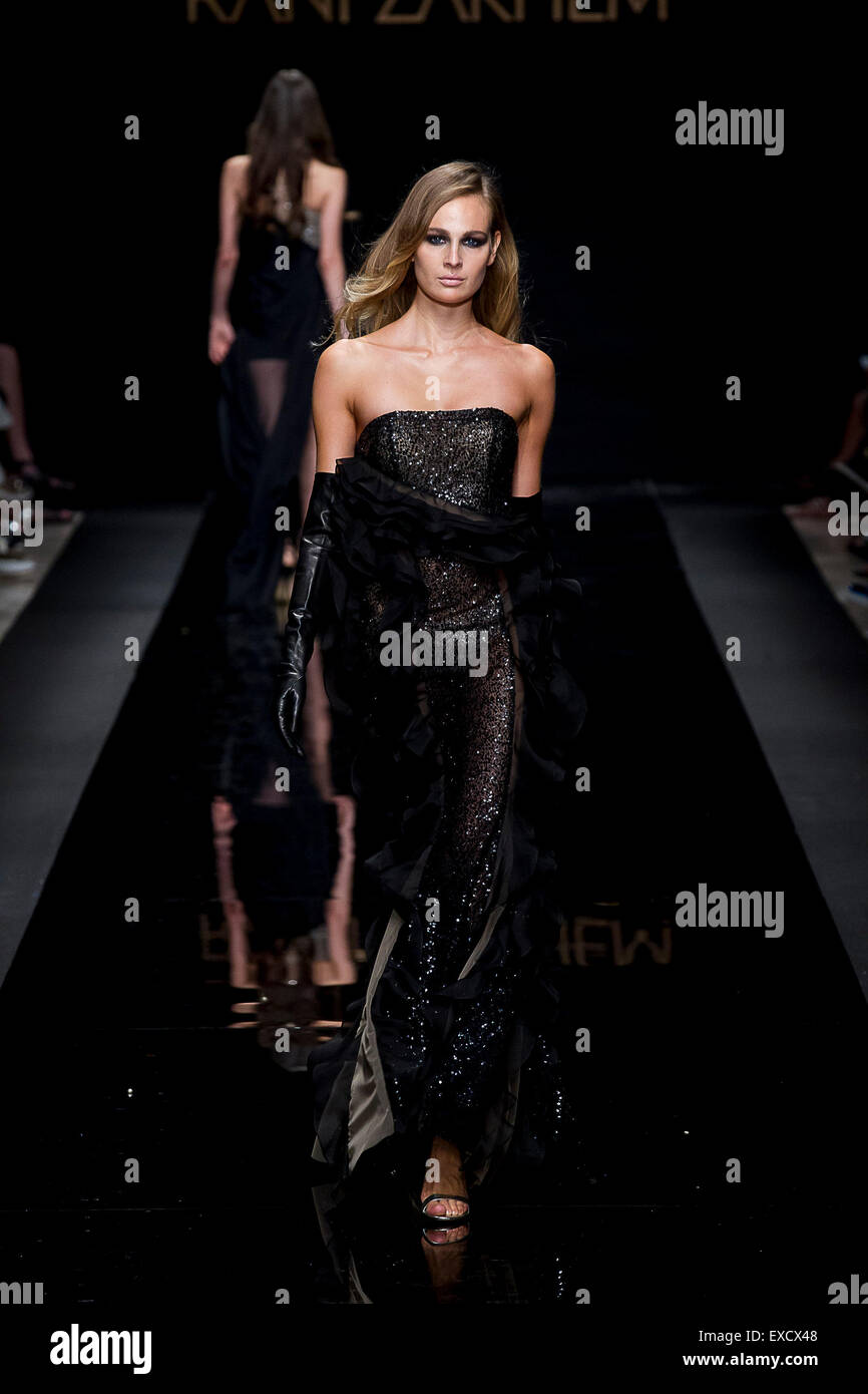 Rome, Italy. 11th July, 2015. rani zakhem show his collection dedicated ...