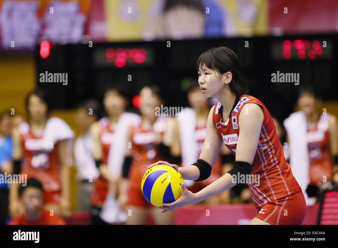 Saitama, Japan. 10th July, 2015. Sarina Koga (JPN) Volleyball : FIVB ...