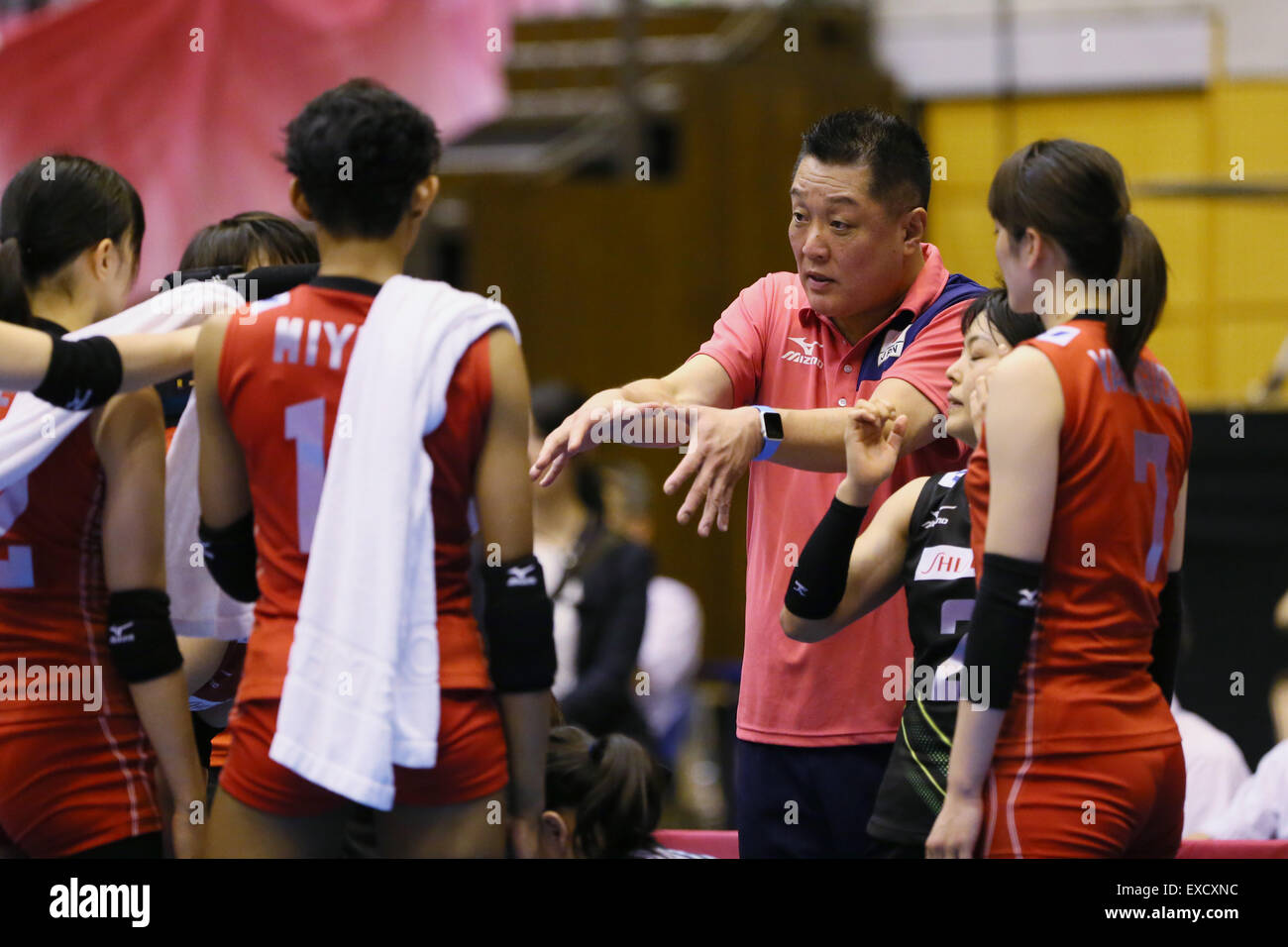 Saitama, Japan. 10th July, 2015. Masayoshi Manabe (JPN) Volleyball ...