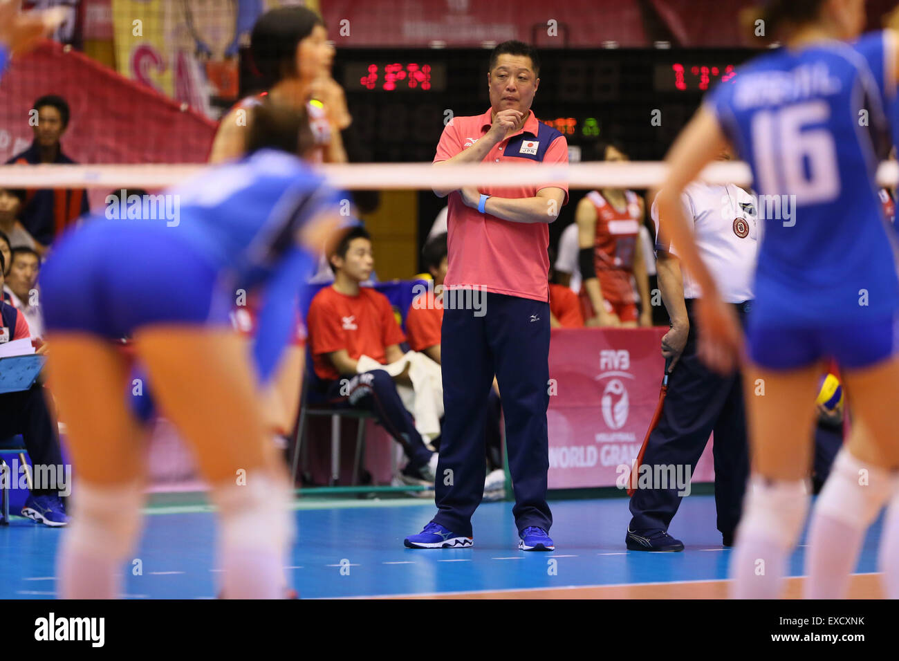 Saitama, Japan. 10th July, 2015. Masayoshi Manabe (JPN) Volleyball ...