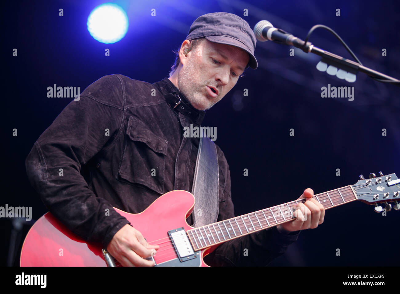 Manchester, UK. 11th July 2015. Former Doves members Jez Williams and ...