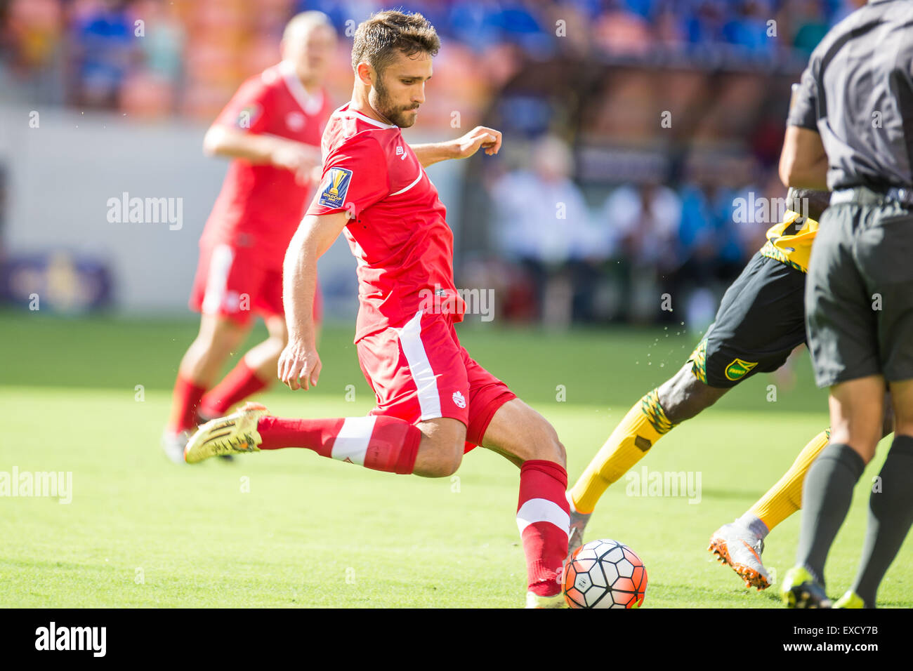 Houston, TX, USA. 11th July, 2015. Canada defender Adam Straith (15 ...