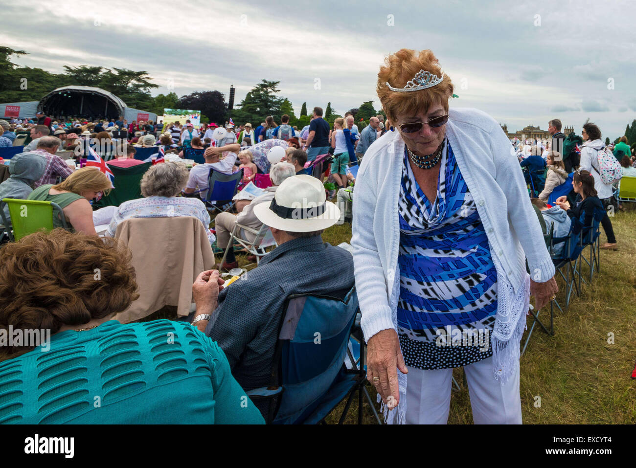 Blenheim Palace, Oxfordshire, UK. 11th July, 2015.The Battle Proms ...