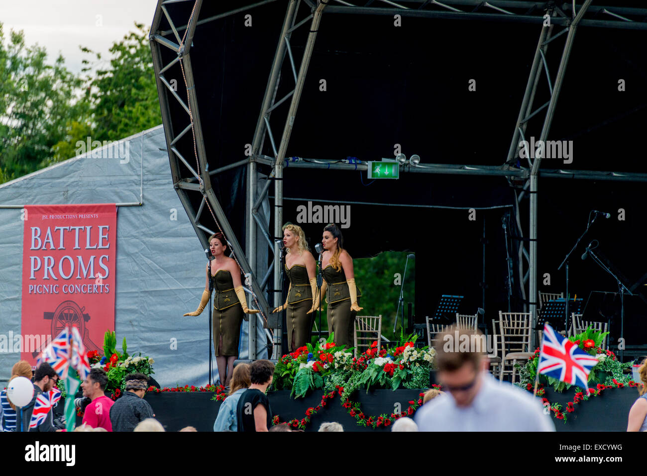 Blenheim Palace, Oxfordshire, UK. 11th July, 2015.The Battle Proms ...