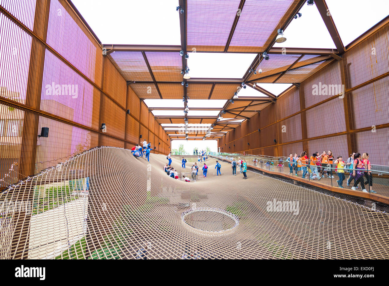 MILAN, ITALY - MAY 27: Brasil pavillon at Expo, universal exposition on ...