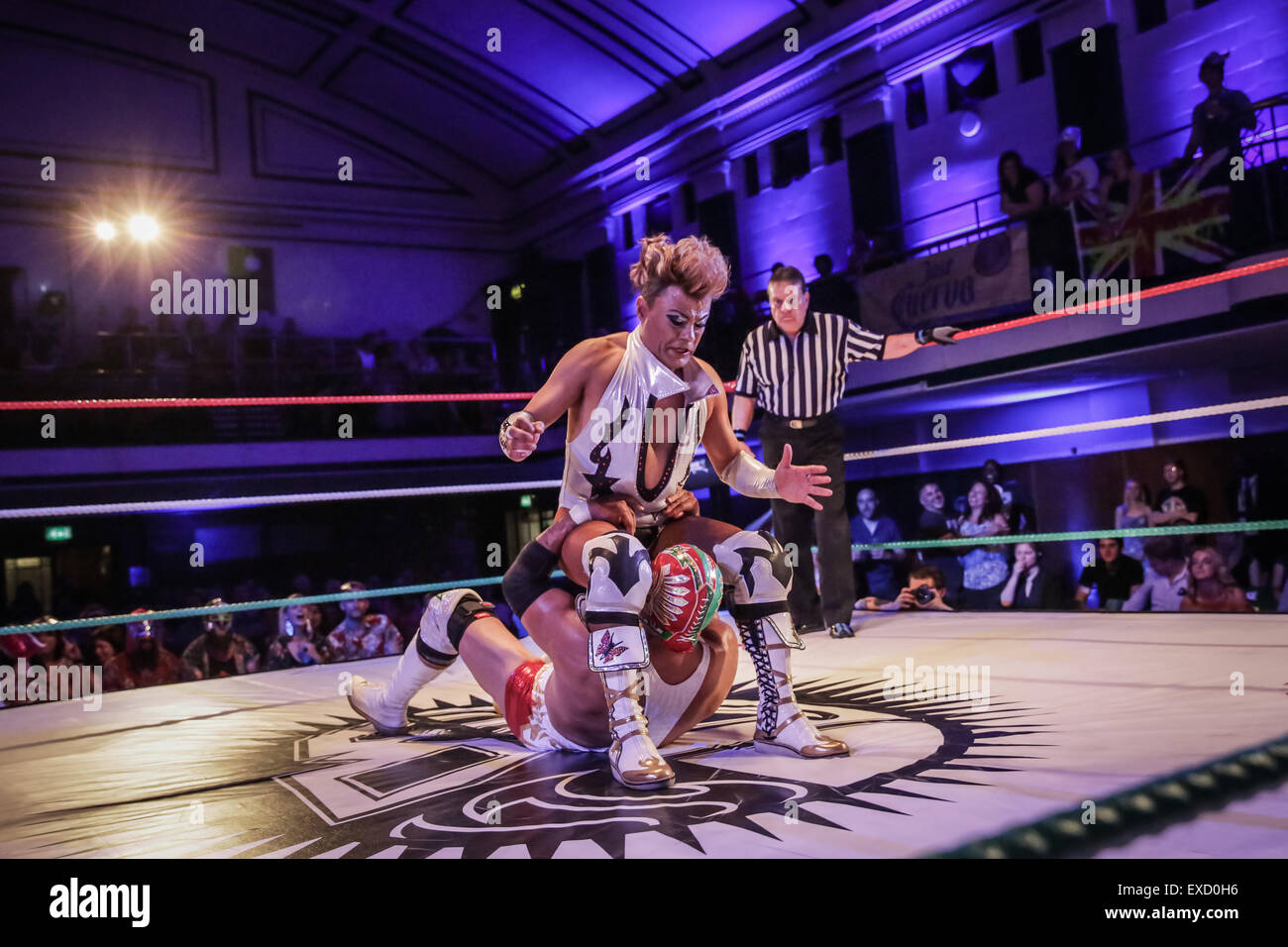 London, UK. 11th July, 2015. lucha libre Mexican free fighting at York ...