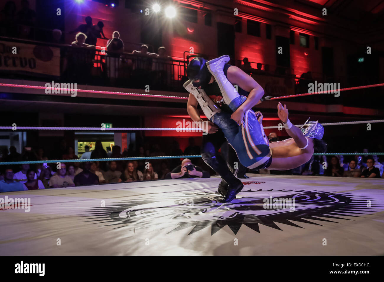 London, UK. 11th July, 2015. lucha libre Mexican free fighting at York ...