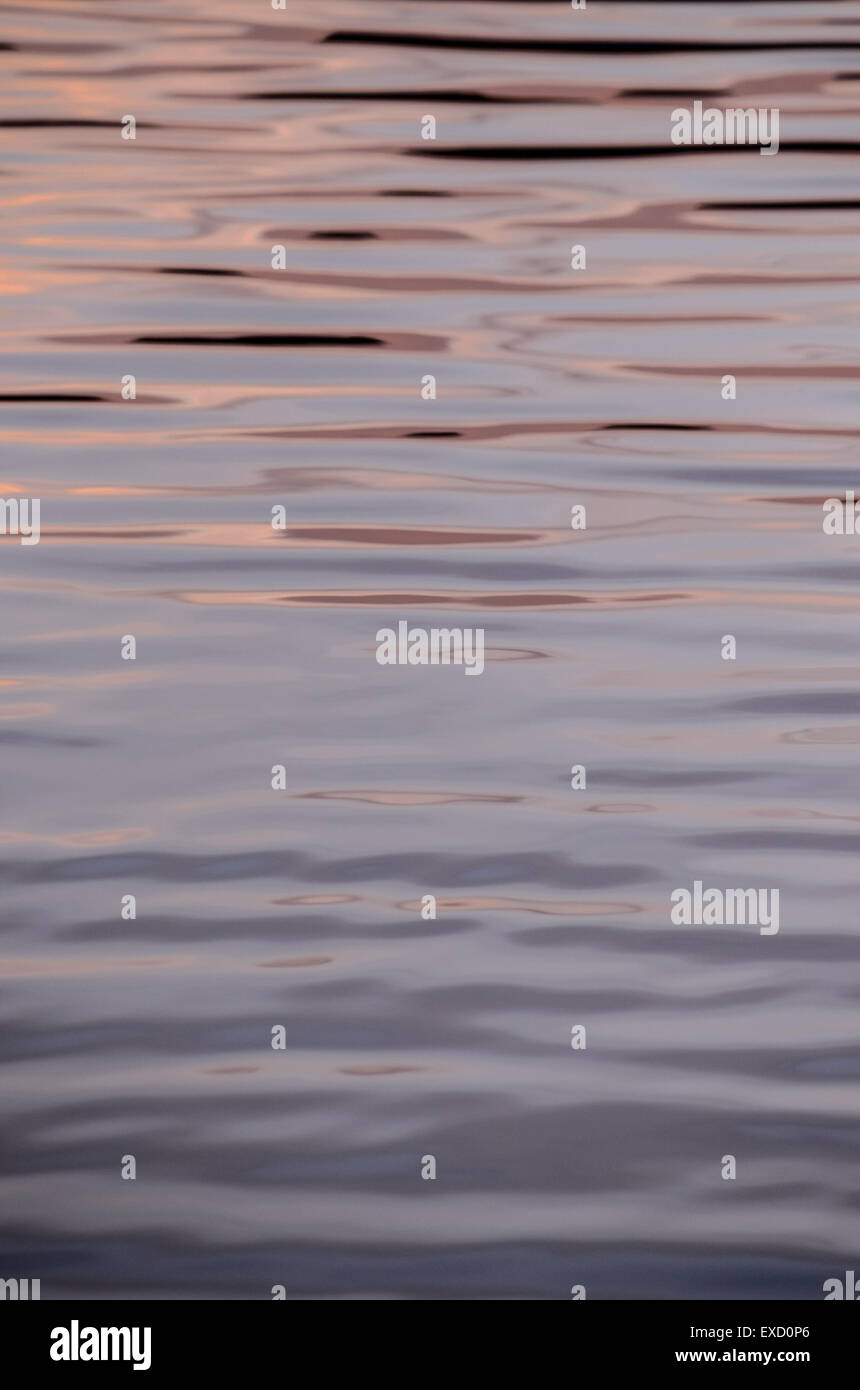Sunset Water Texture Stock Photo - Alamy