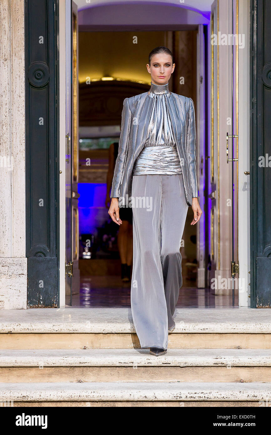 Rome, Italy. 11th July, 2015. renato balestra palace. The haute couture ...