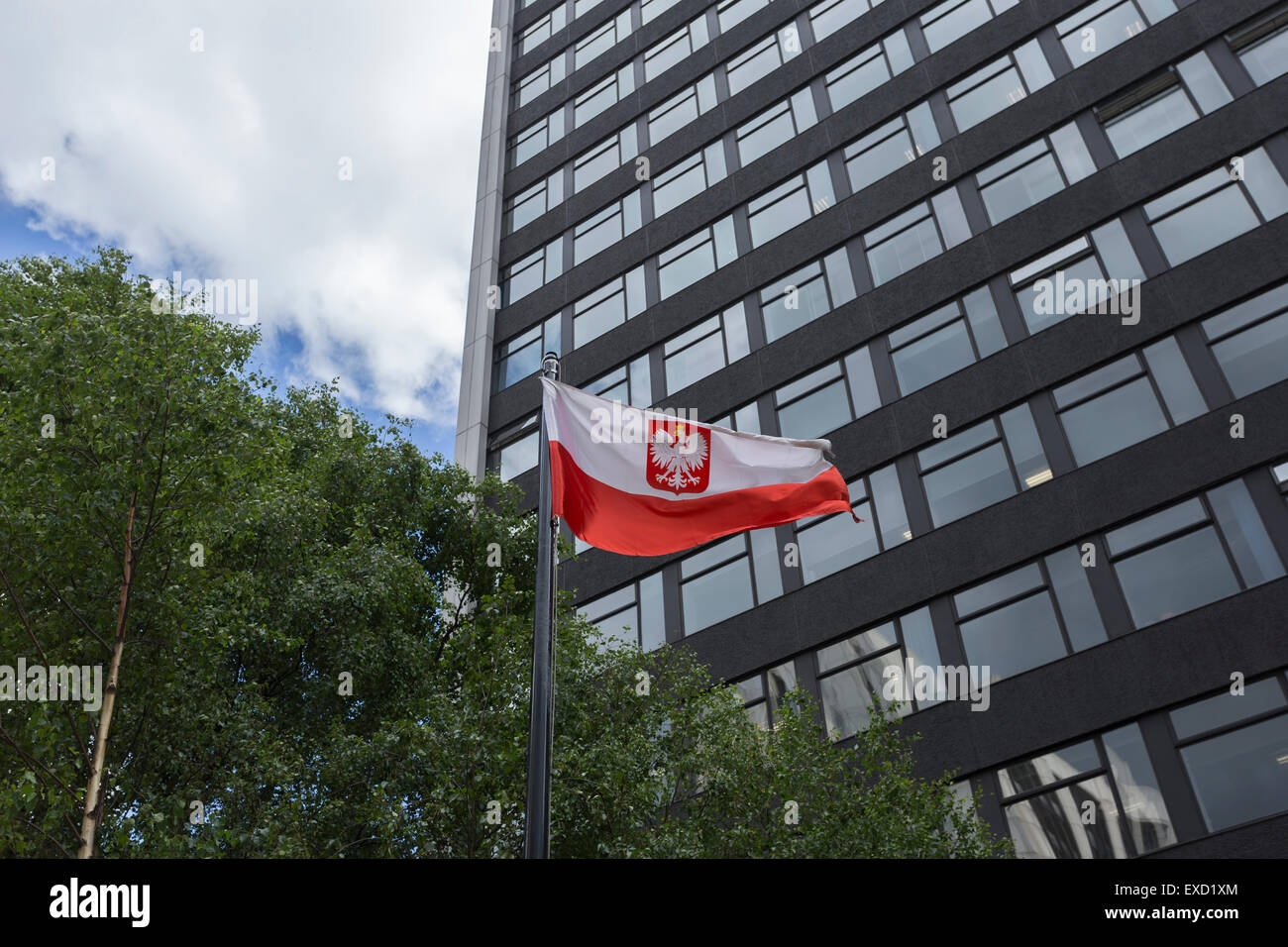 The Polish Flag Stock Photo - Alamy