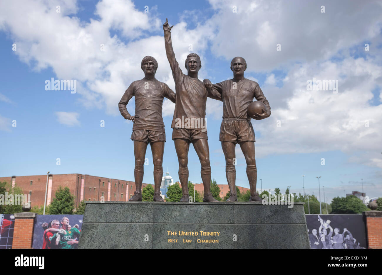 The Manchester United Trinity.Three legends,great players of the club ...