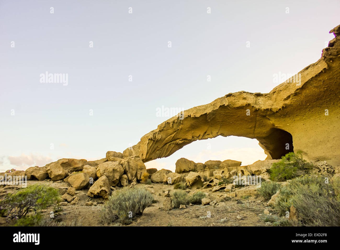 Natural Arch in the Desert Stock Photo - Alamy