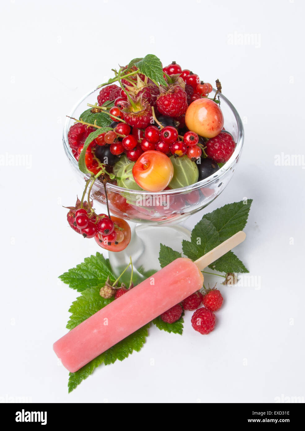 Ice cream collection fruit hi-res stock photography and images - Alamy