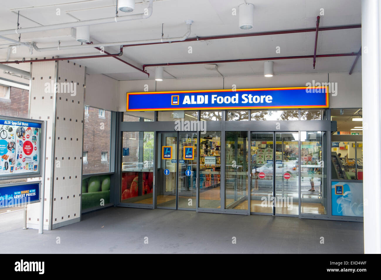 Aldi food supermarket store in north Sydney,australia Stock Photo - Alamy