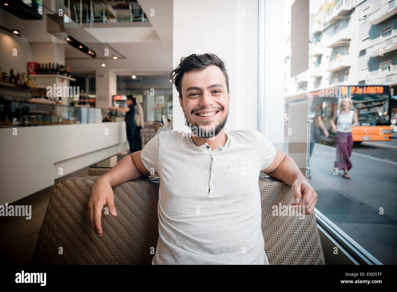 Stylish contemporary bar hi-res stock photography and images - Alamy