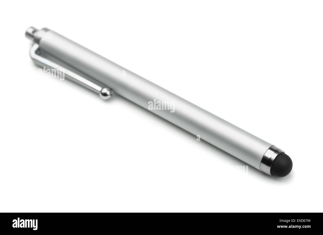 Touchscreen capacitive stylus pen isolated on white Stock Photo - Alamy