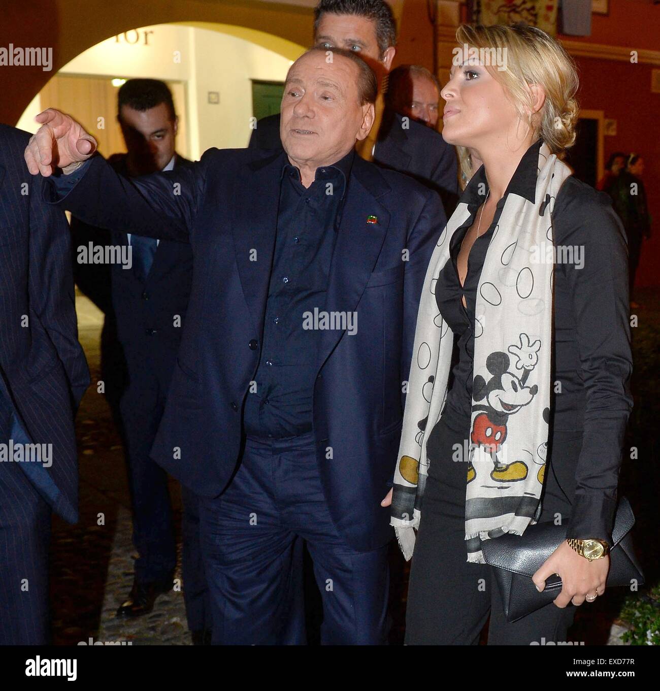 Silvio Berlusconi and his partner, Francesca Pascale out and about ...