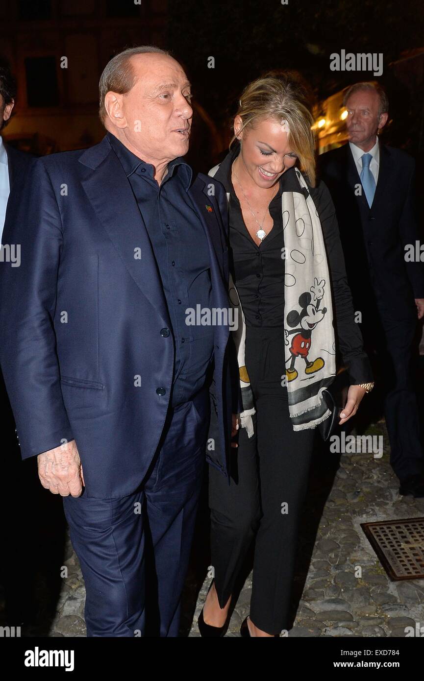 Silvio Berlusconi and his partner, Francesca Pascale out and about ...