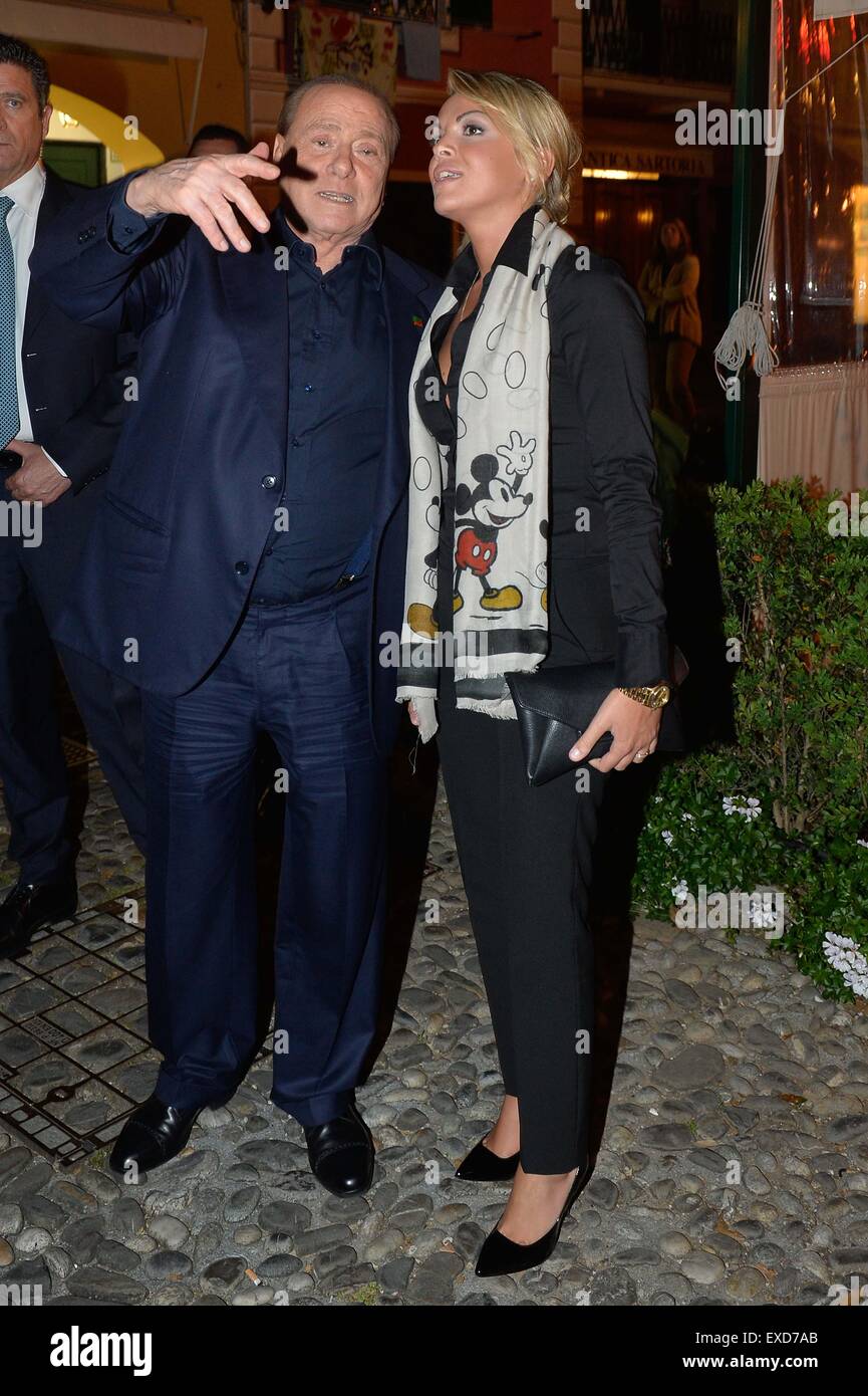 Silvio Berlusconi and his partner, Francesca Pascale out and about ...