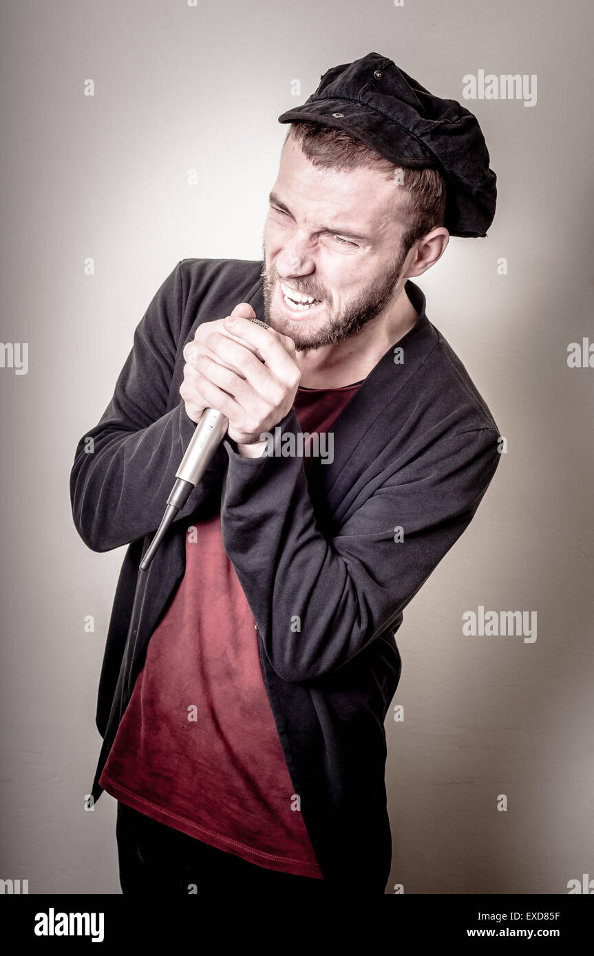 Stylish singer hi-res stock photography and images - Alamy