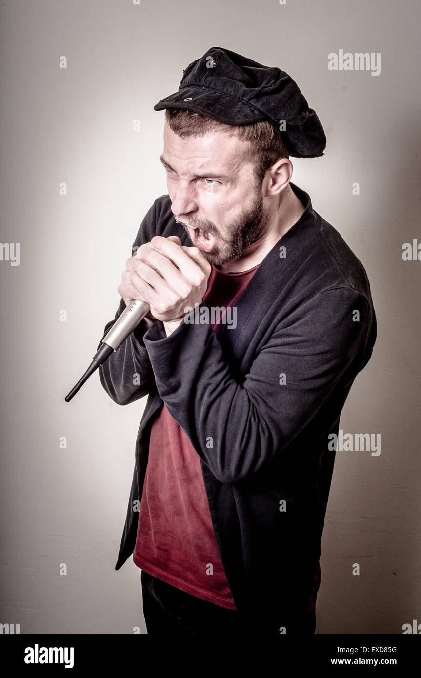 Stylish singer hi-res stock photography and images - Alamy