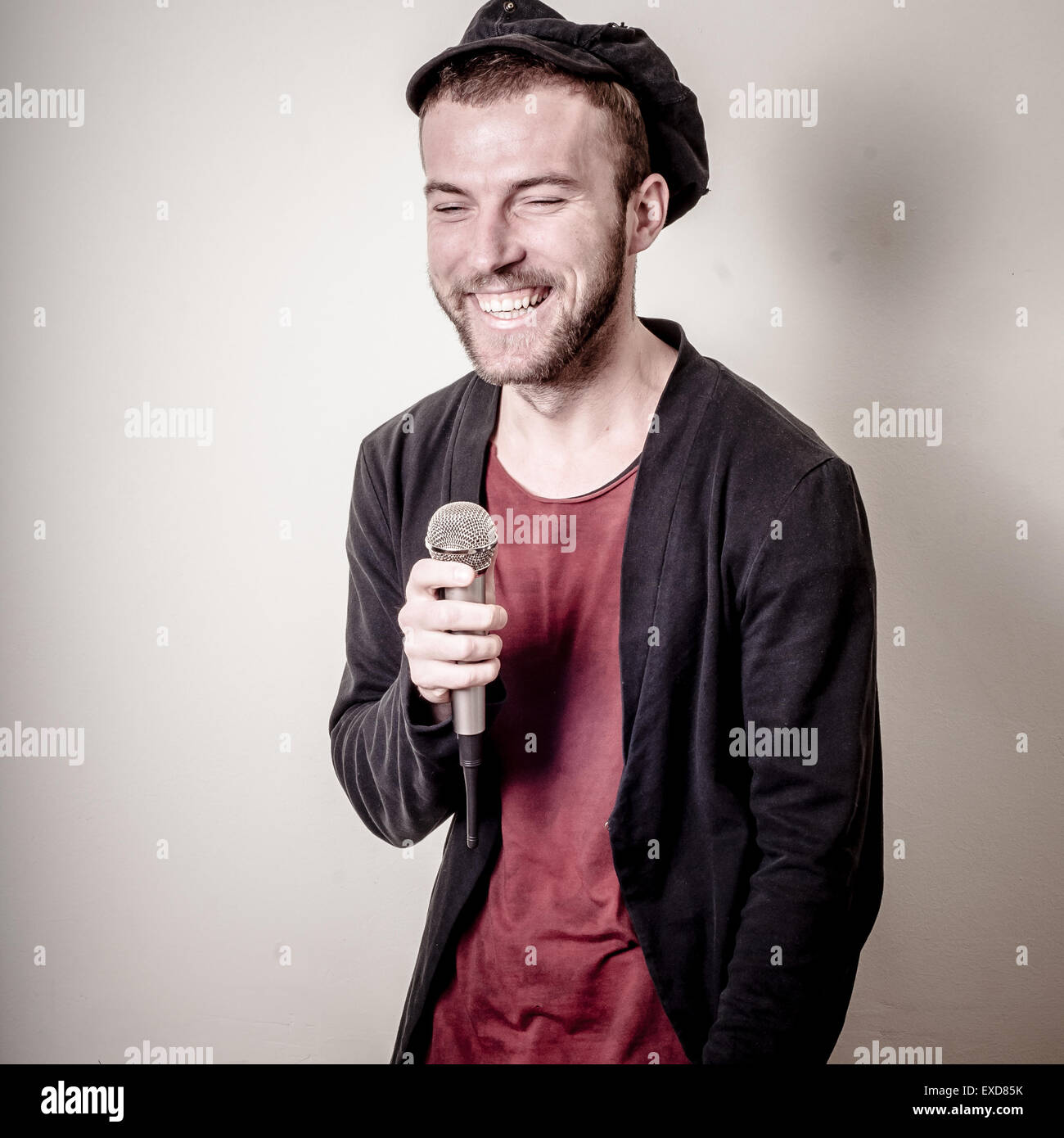 Stylish singer hi-res stock photography and images - Alamy