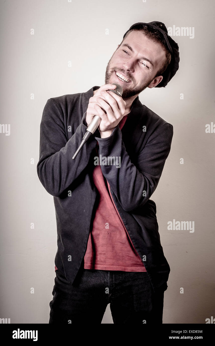 Stylish singer hi-res stock photography and images - Alamy