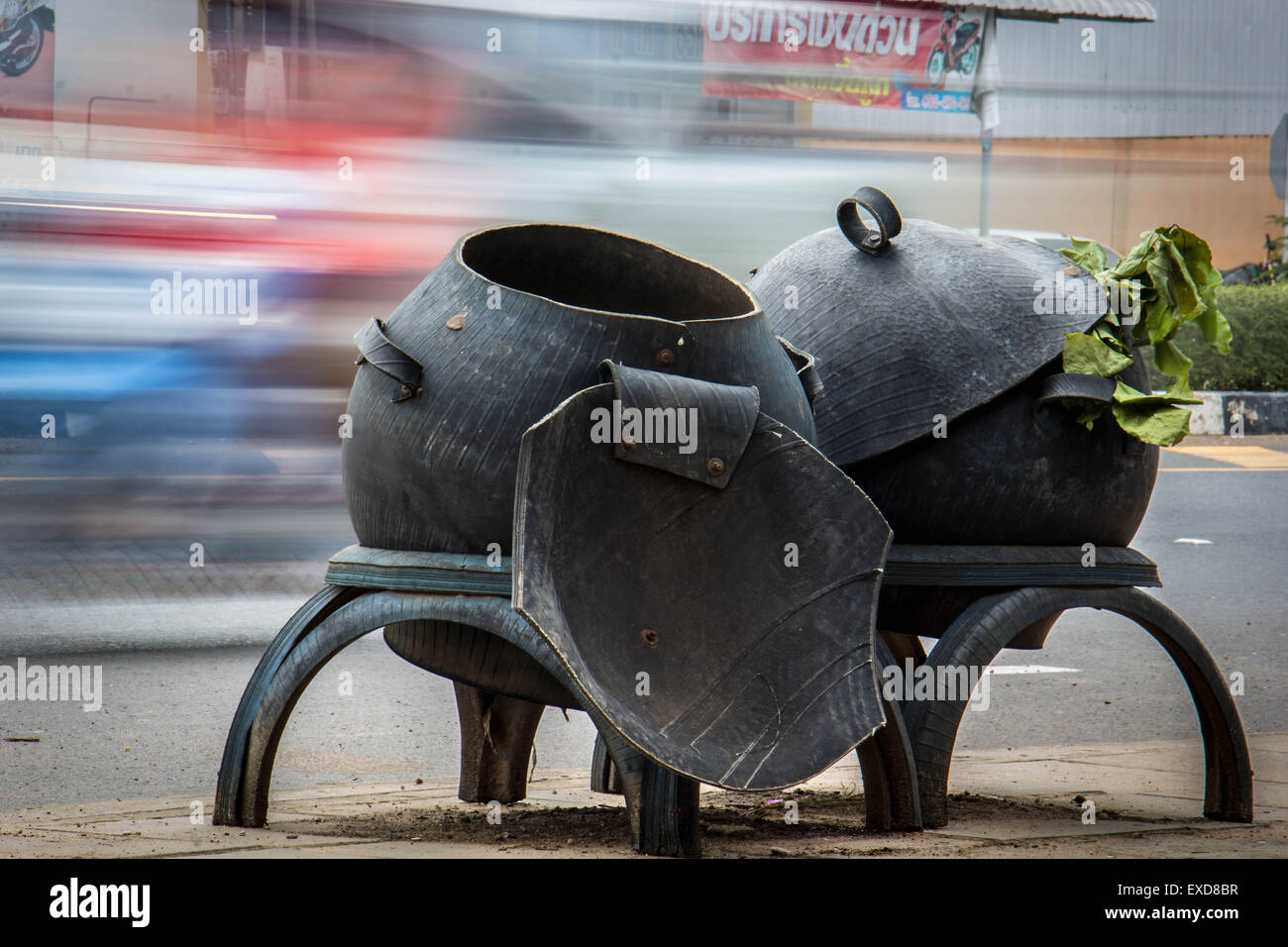 Trash, background, blur, car, speed, road speed Stock Photo - Alamy