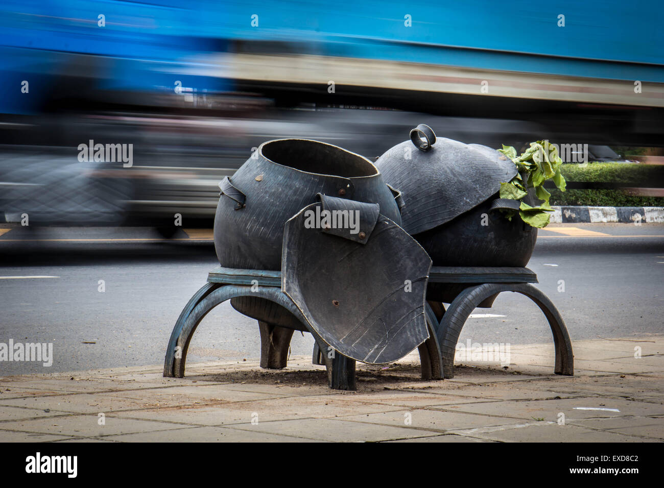 Trash, background, blur, car, speed, road speed Stock Photo - Alamy