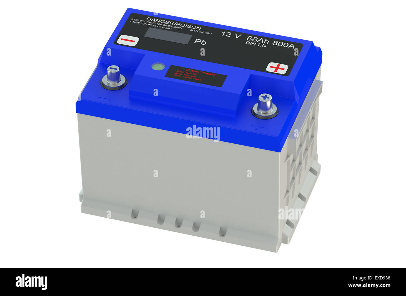 Lead acid rechargeable battery Cut Out Stock Images & Pictures - Alamy