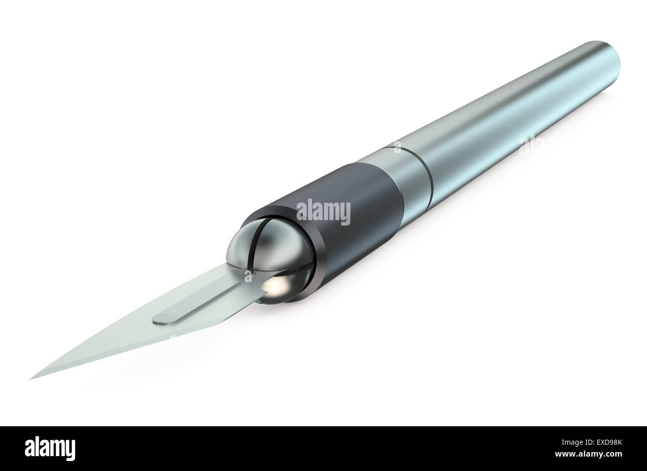 scalpel closeup isolated on white background Stock Photo - Alamy