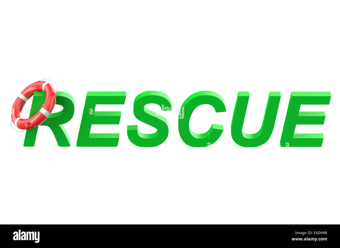 rescue concept isolated on white background Stock Photo - Alamy