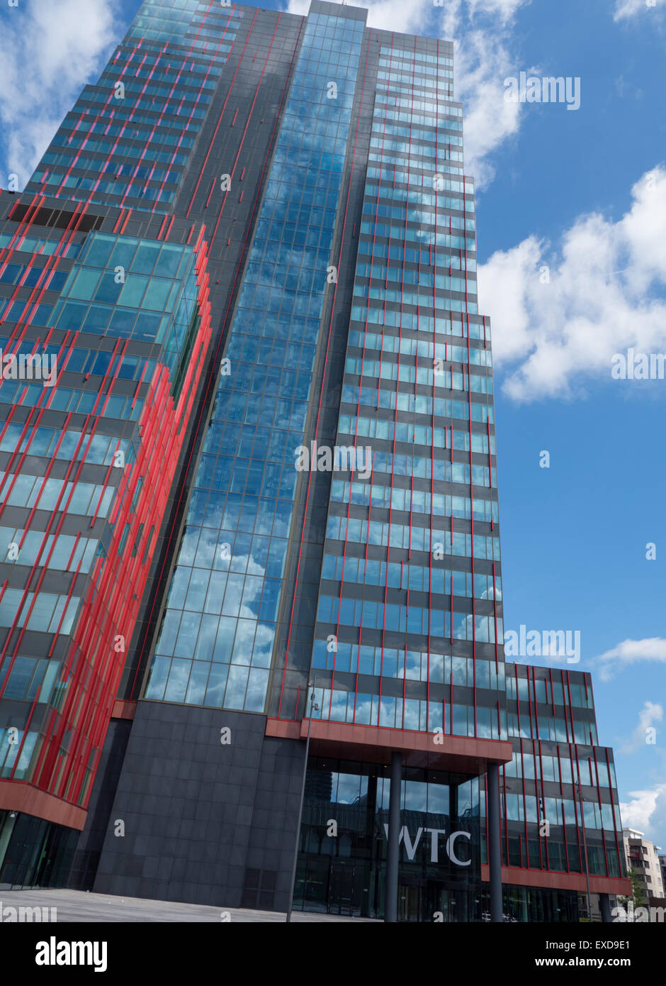 Glass high-rise building in European city Stock Photo - Alamy