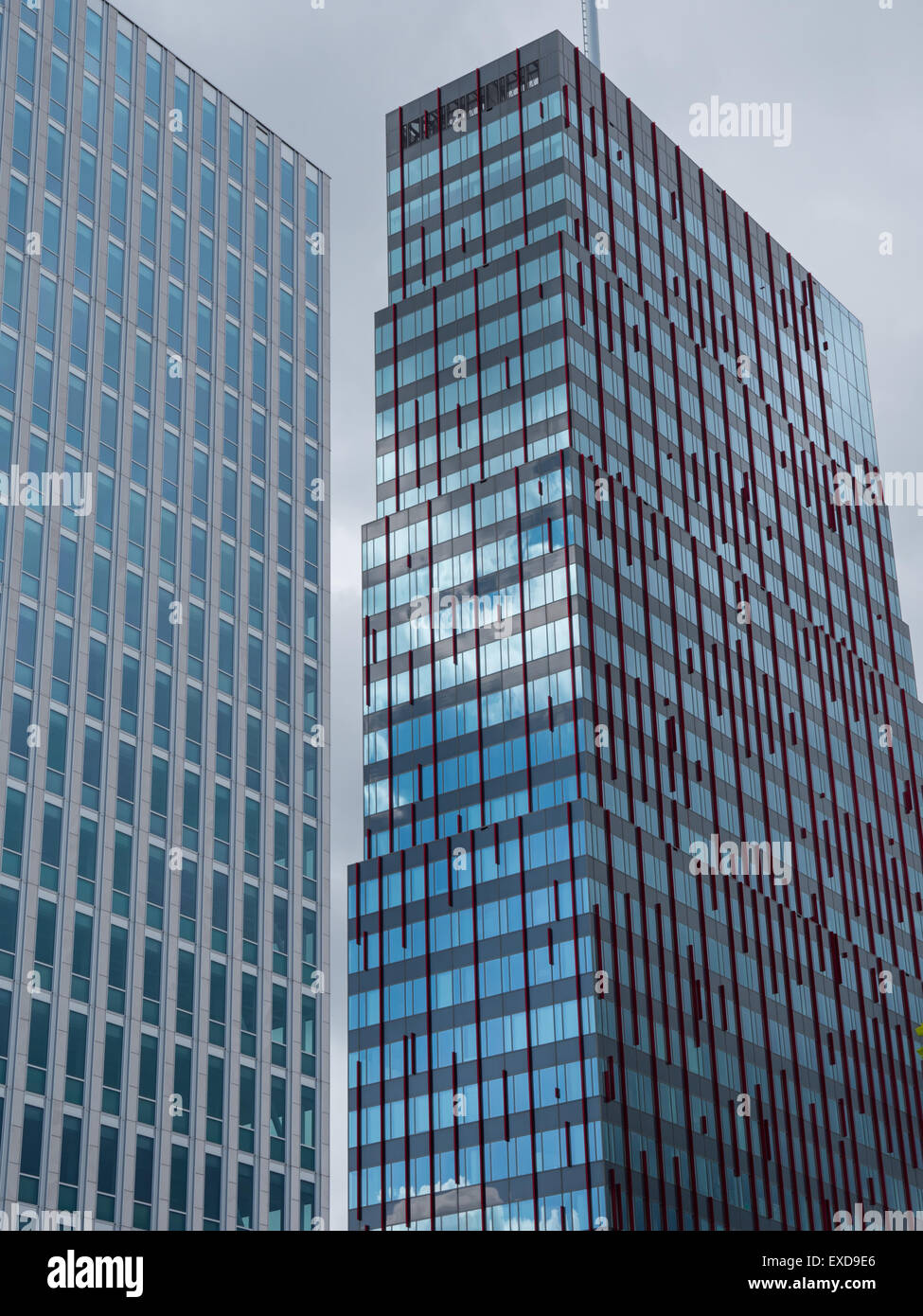 Glass high-rise building in European city Stock Photo - Alamy