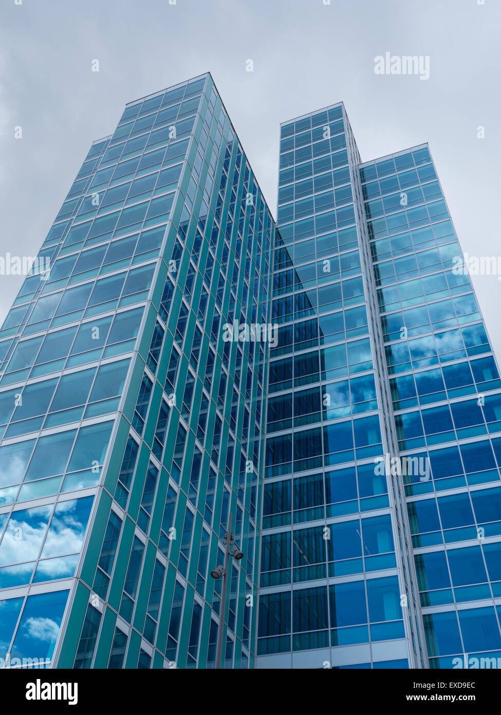Glass high-rise building in European city Stock Photo - Alamy