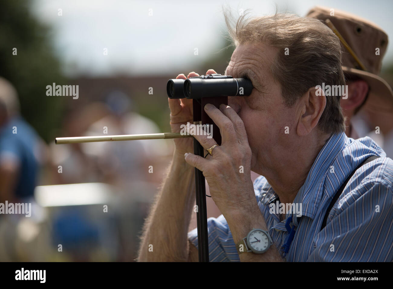 World Pea Shooting Championships at Witcham near Ely, Cambridgeshire UK ...