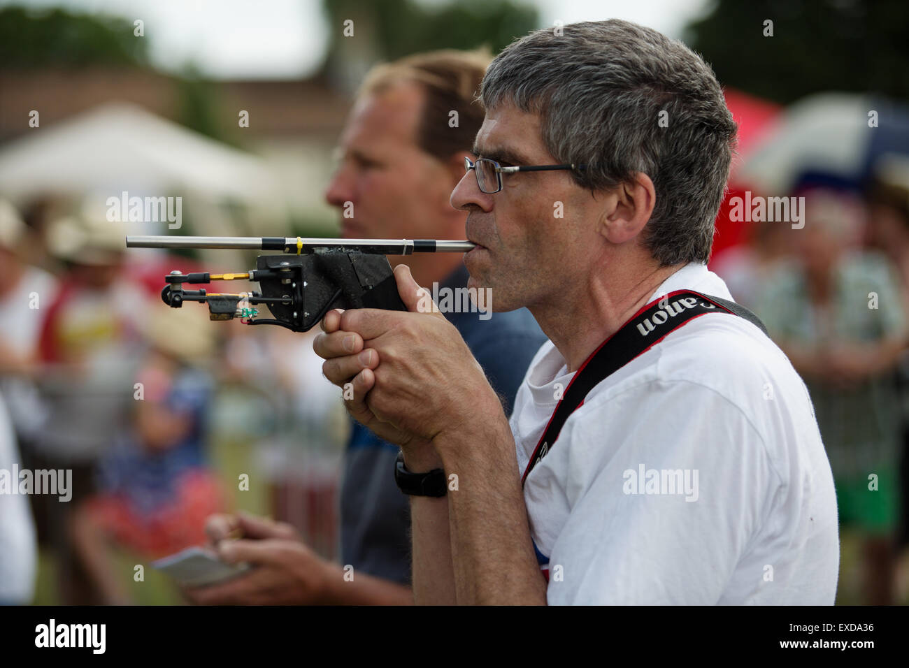 World pea shooting championships hi-res stock photography and images ...