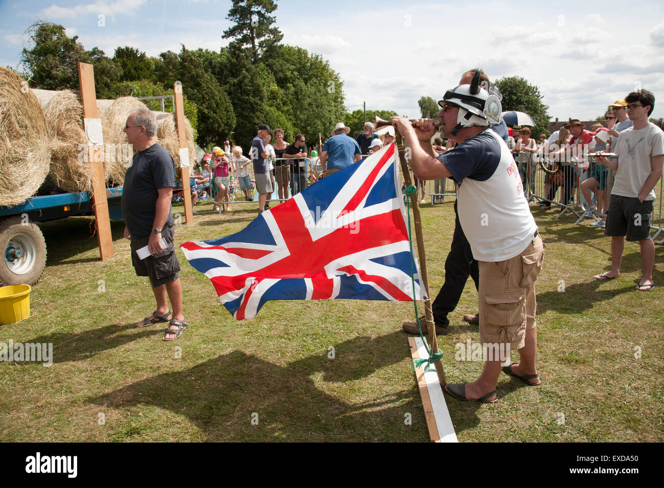 World Pea Shooting Championships at Witcham near Ely, Cambridgeshire UK ...
