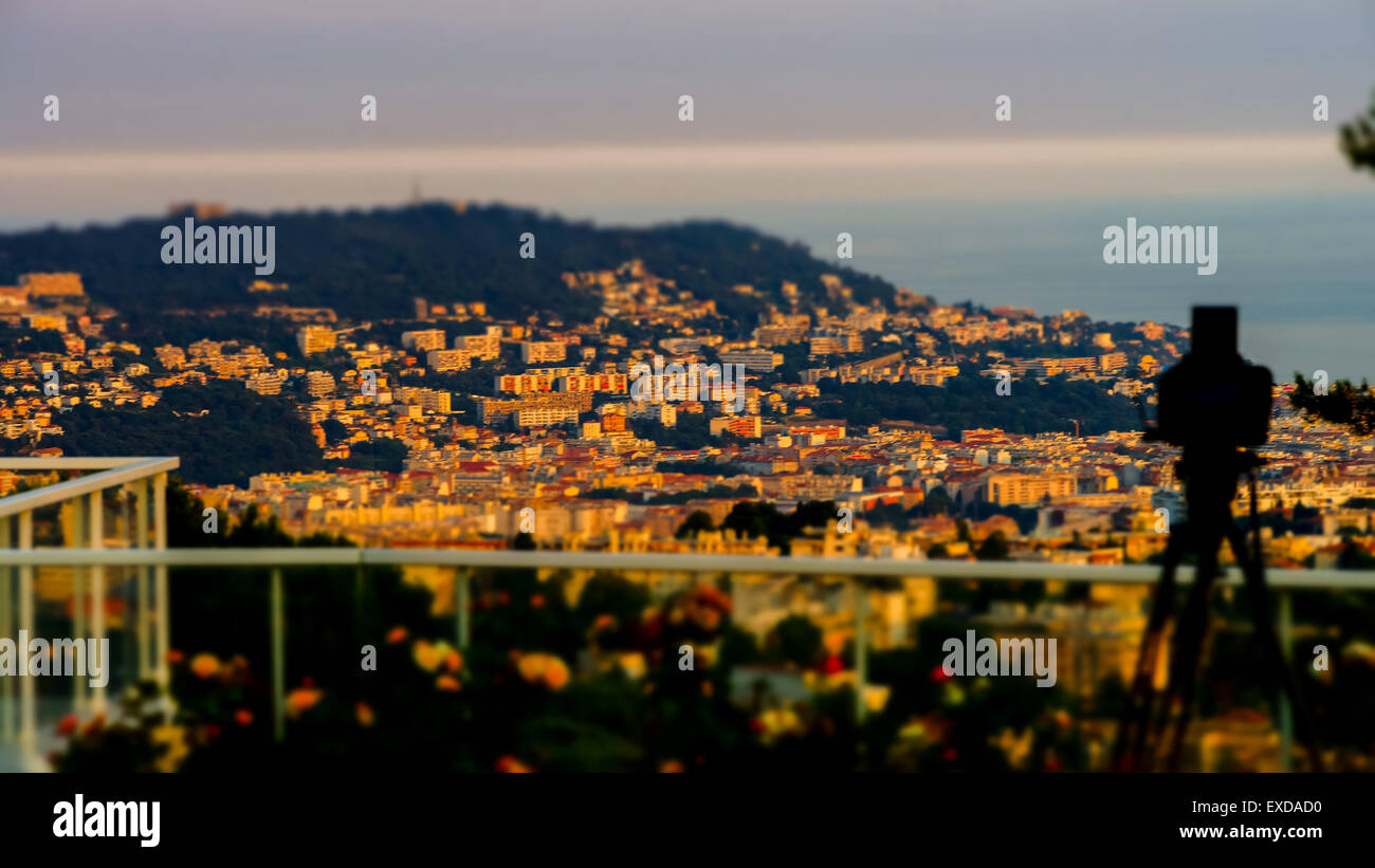 Beautiful Nice city summer day view, France. Tourism concept Stock ...