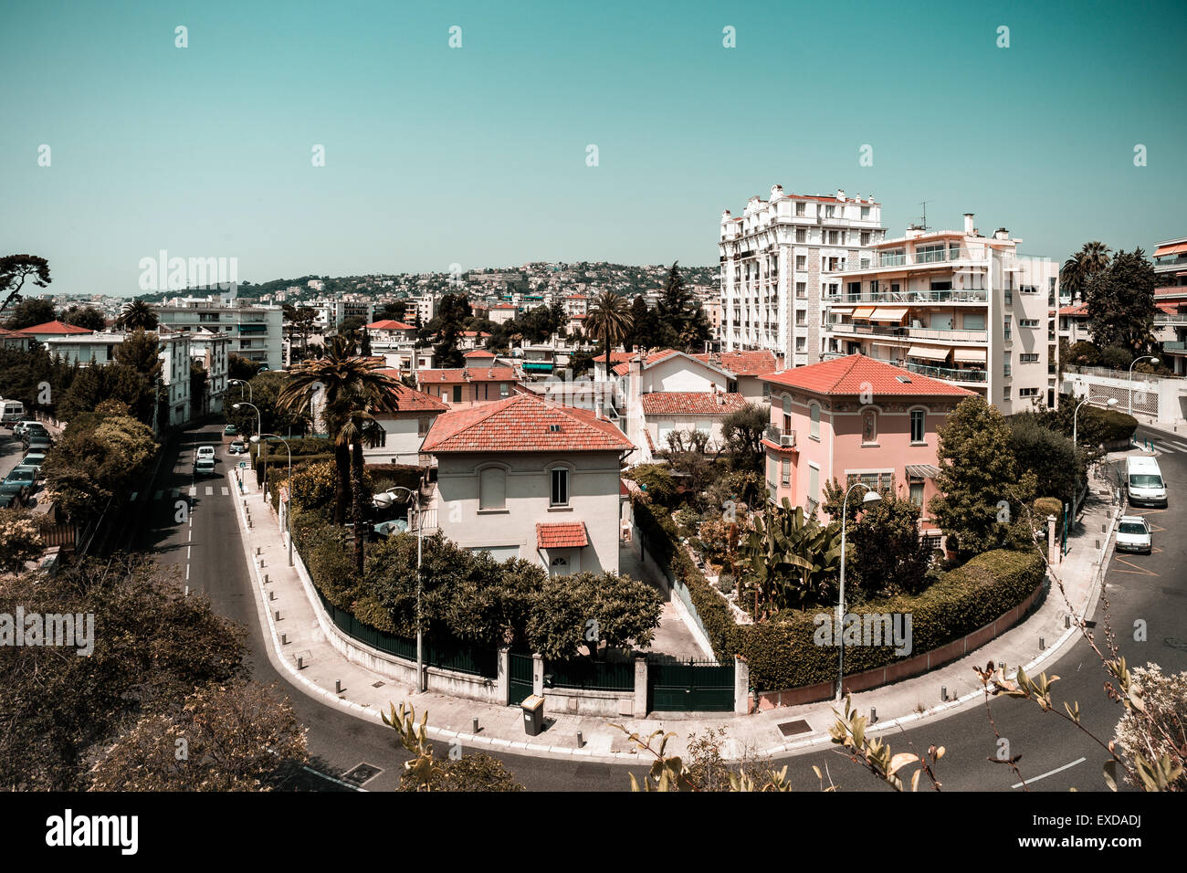 Beautiful Nice city summer day view, France. Tourism concept Stock ...