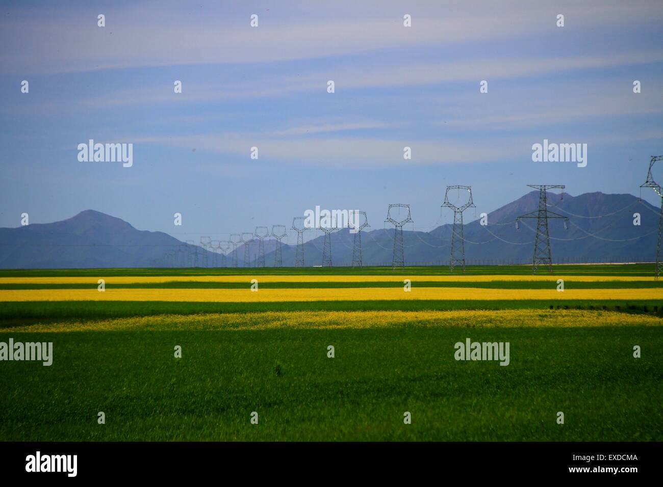 Zhangye, Shandan horse ranch in northwest China's Gansu Province. 12th ...