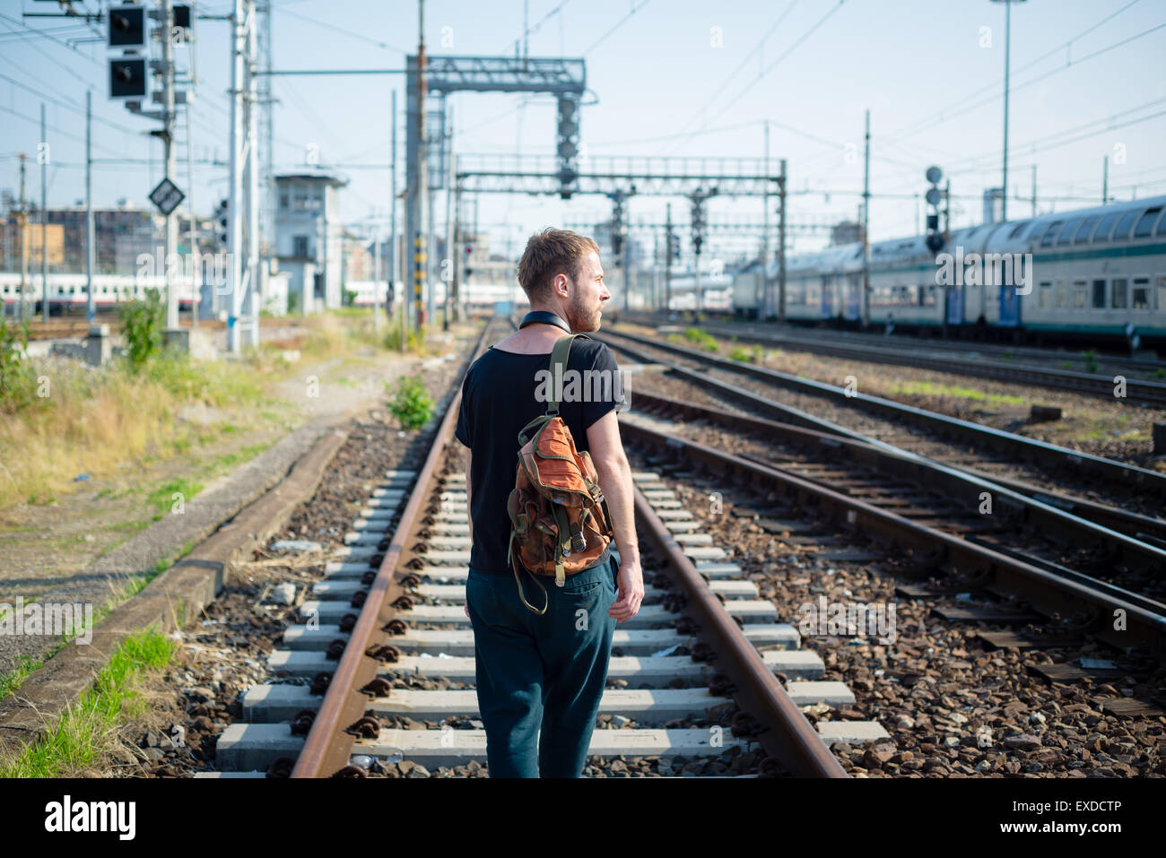 Man the rails hi-res stock photography and images - Alamy