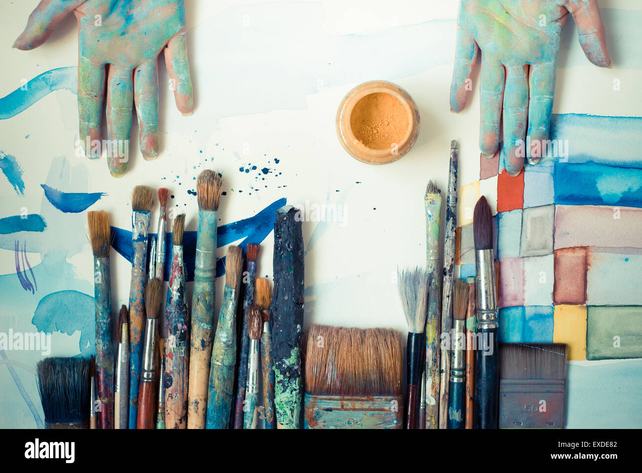 Abstract brushes hi-res stock photography and images - Alamy